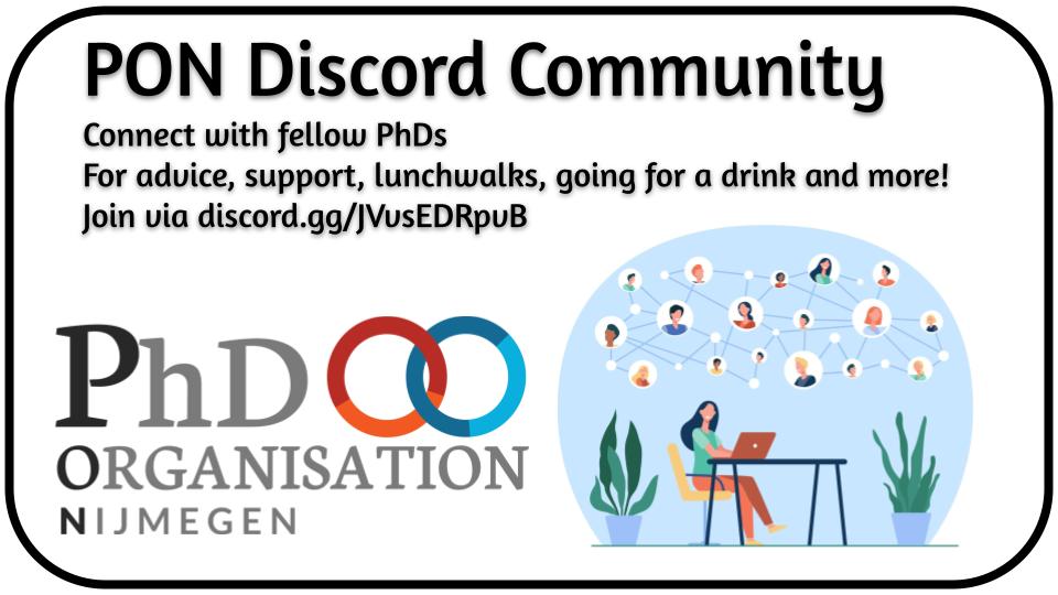 Meeting People - PhD Organisation Nijmegen (PON)